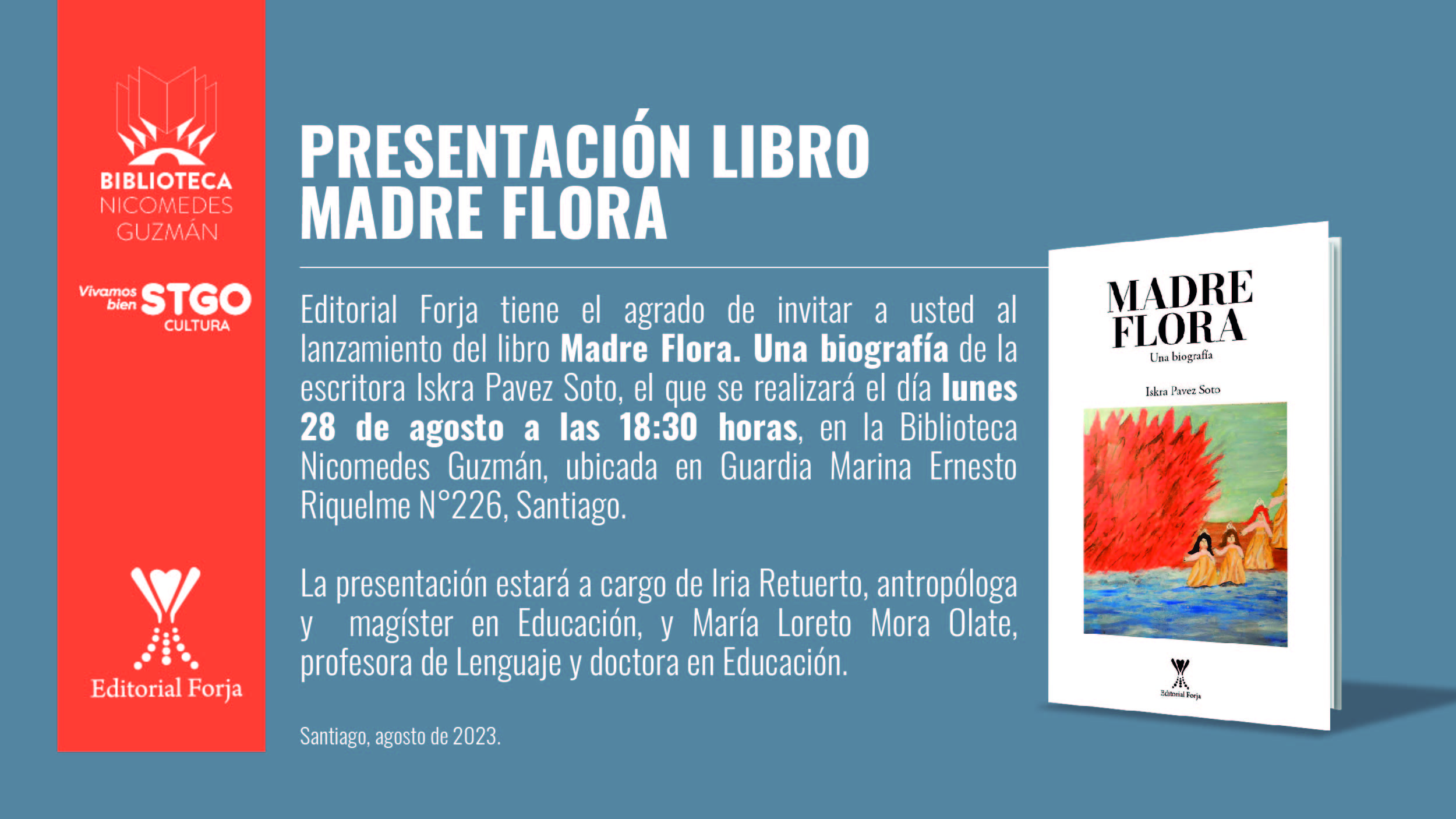 Lanzamiento Madre Flora - Editorial Forja